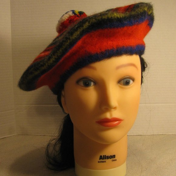 Source Unknown | Accessories | Vintage Wool Scottish Tam Hat | Poshmark